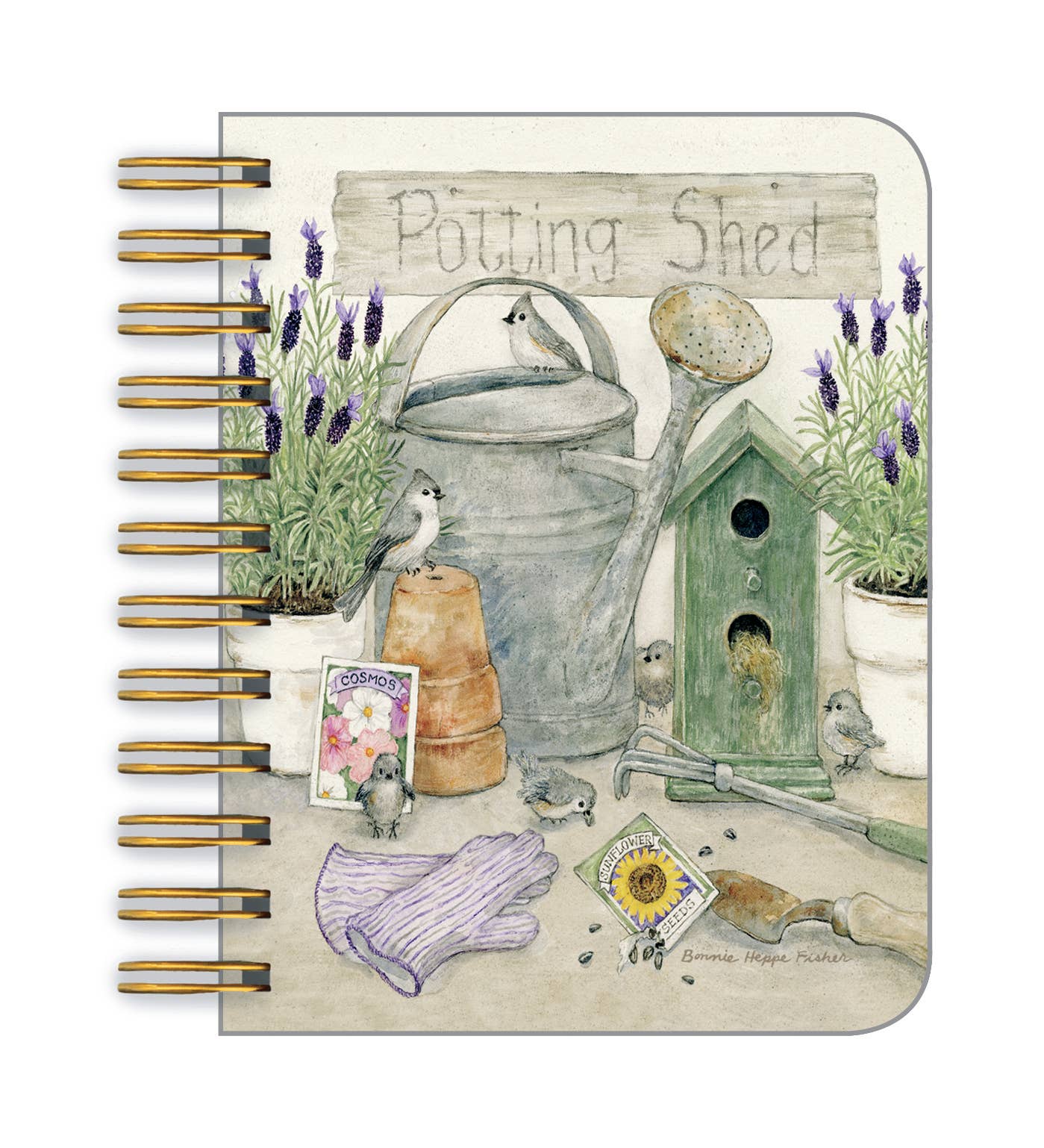 Potting Shed Little Spiral Notebook | The Cozy Nest