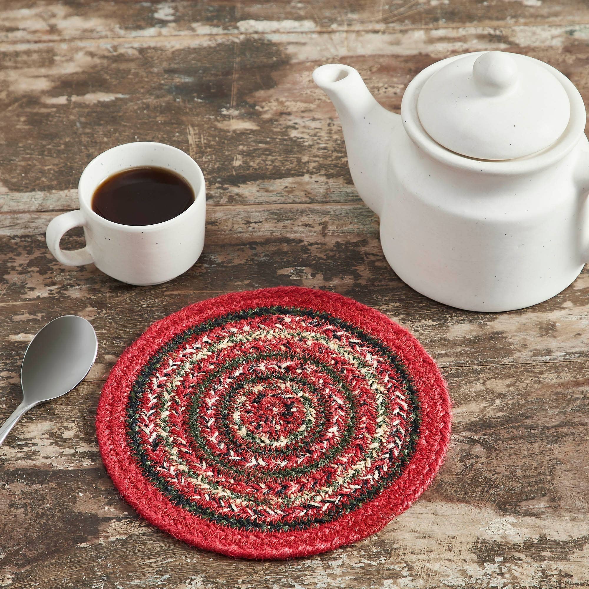 Forrester Jute Trivet 8-inch Diameter Set of 3 | The Cozy Nest