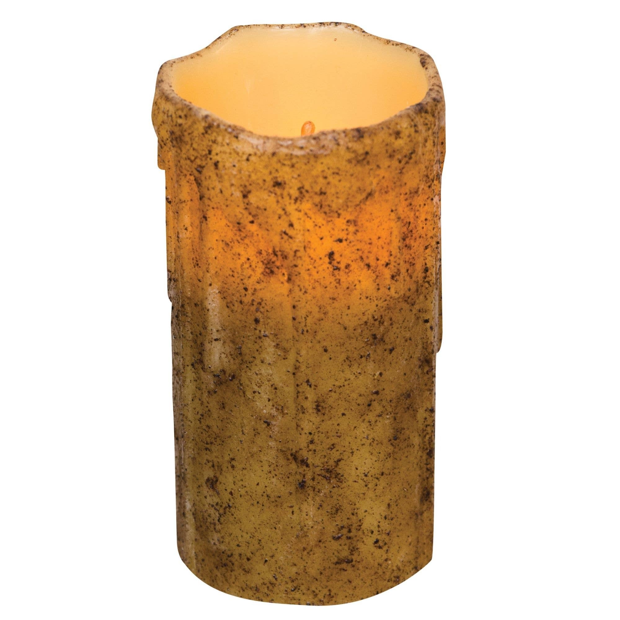 Burnt Ivory BOC Pillar - 6x3 Timer | The Cozy Nest